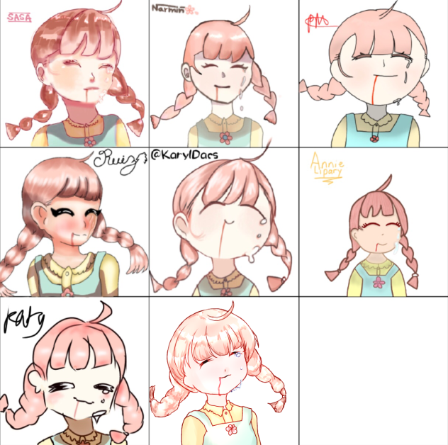 Nine styles collab - ibisPaint