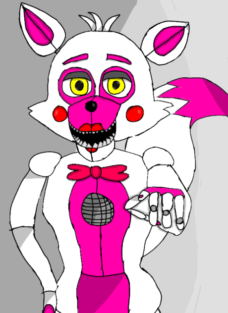 funtime foxy drawing - ibisPaint