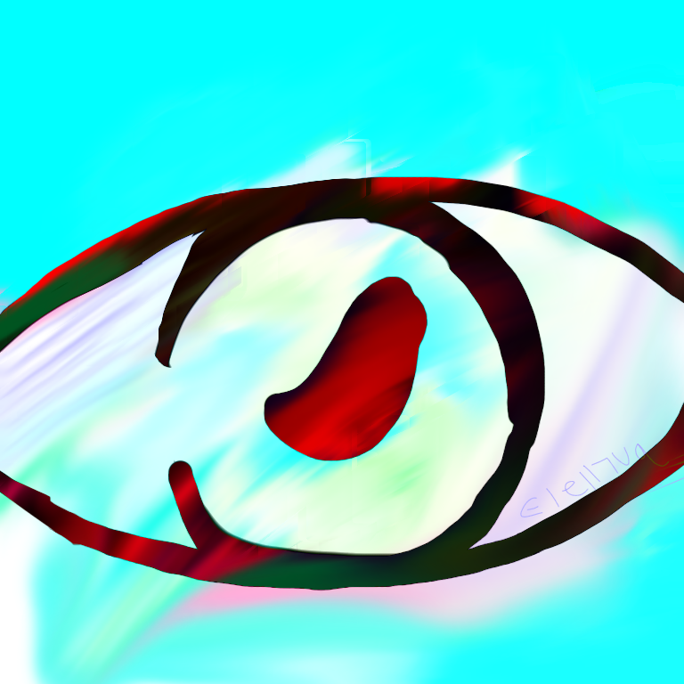Neon eye - ibisPaint