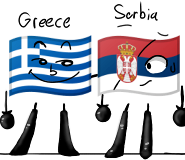 Greece and Serbia - ibisPaint