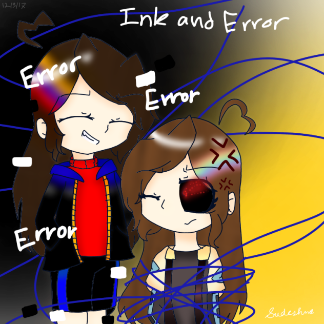 Me as Ink and Error(read dec) - ibisPaint