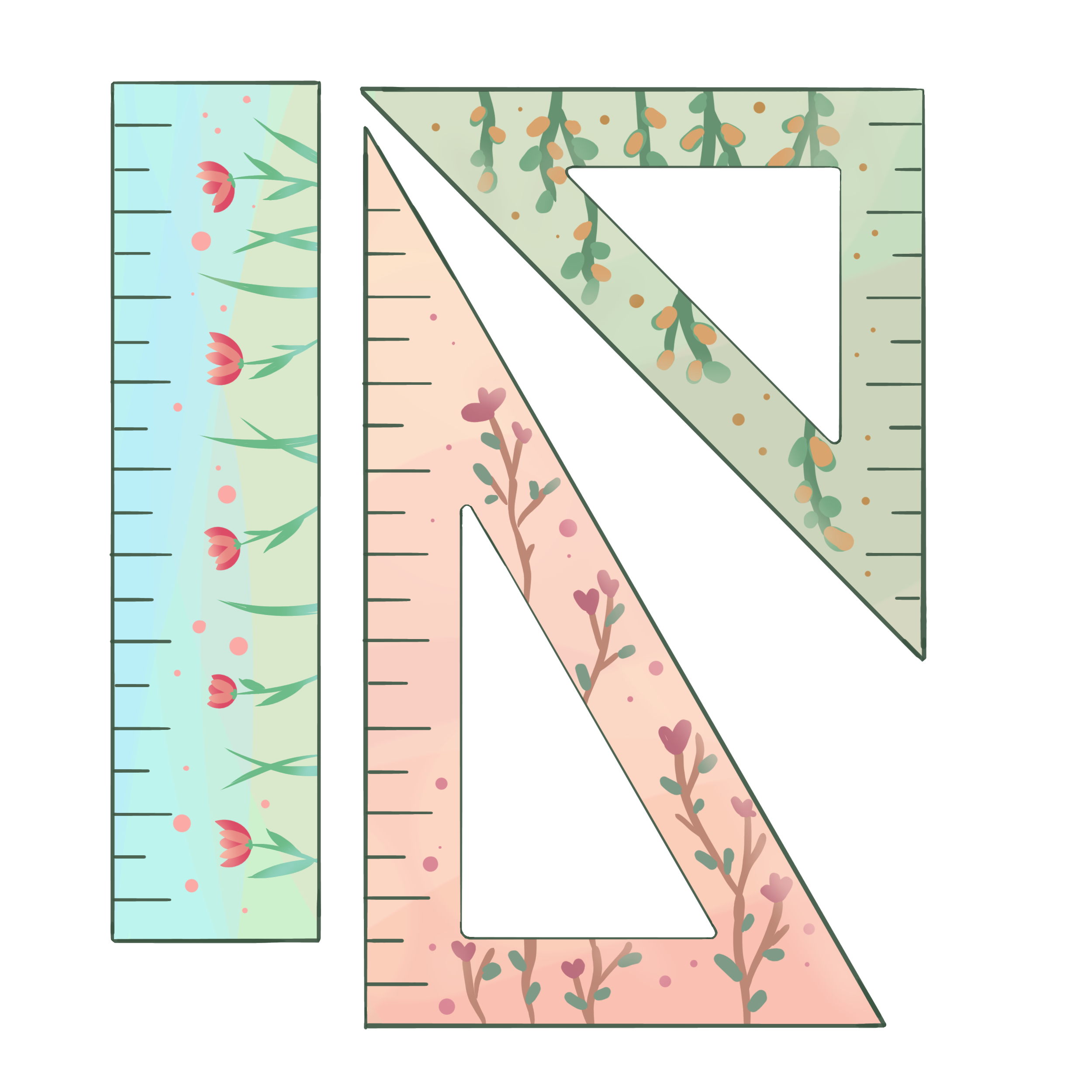 Flower School Rulers - ibisPaint