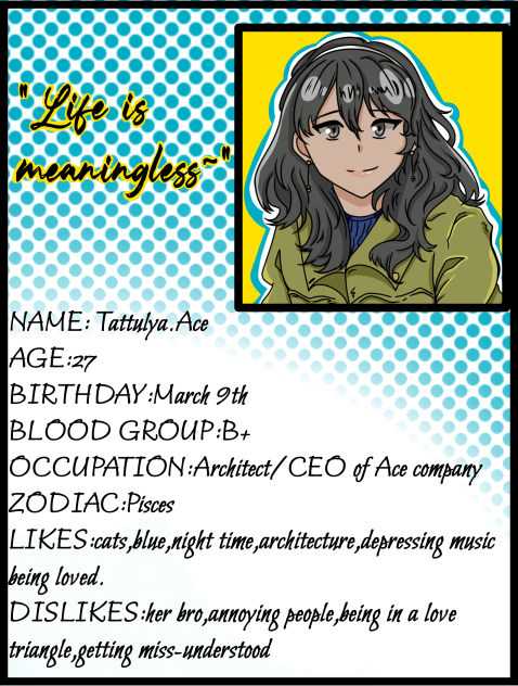 Character profile - tattulya - ibisPaint