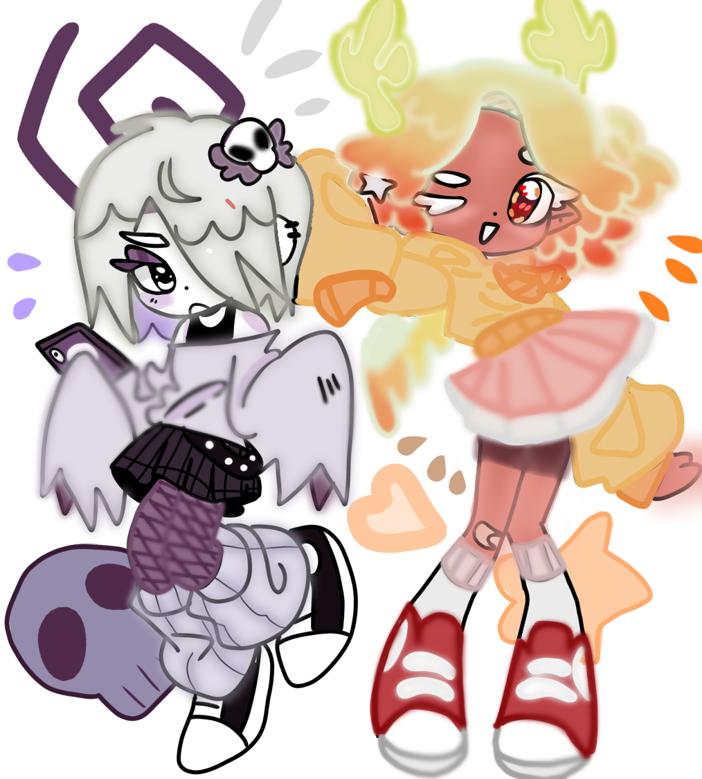 👻Carrie👻&😇Penny😇 (TAWOG) - ibisPaint
