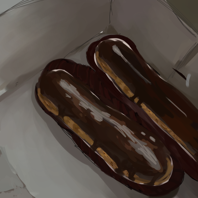 chocolate eclair - ibisPaint