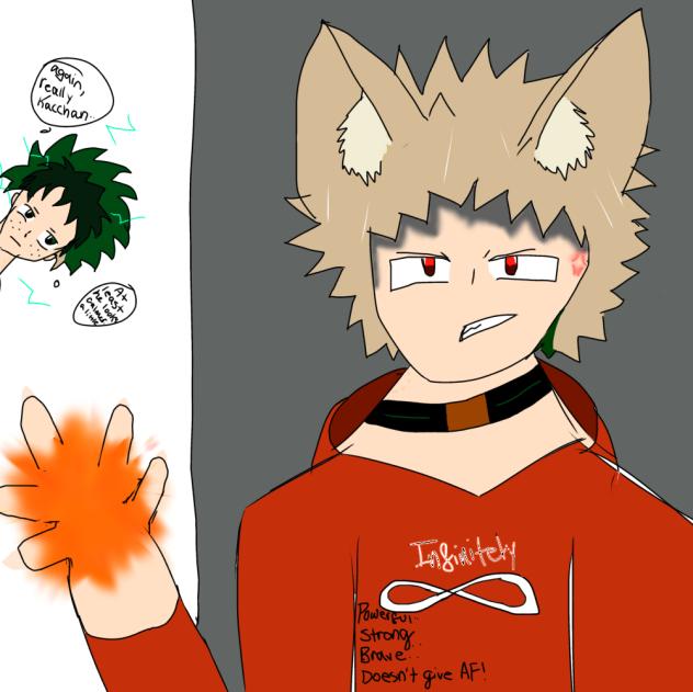 Wolf Bakugo x Human Deku - ibisPaint