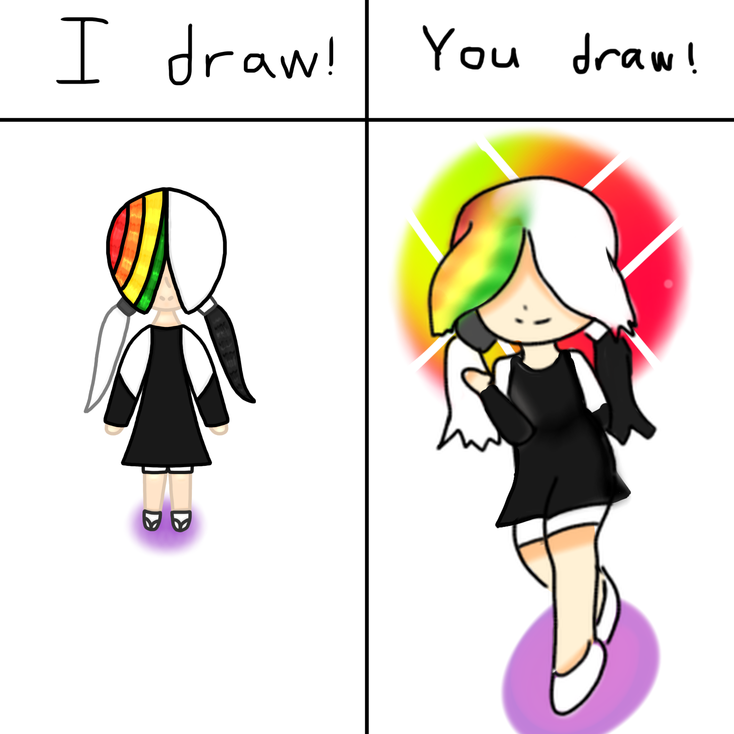 I draw you draw (collab) - ibisPaint