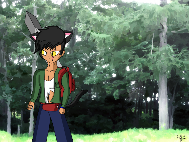 Anton going for a walk - ibisPaint