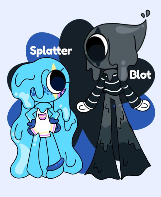 🖤 Splatter and Blot 🩵 - ibisPaint