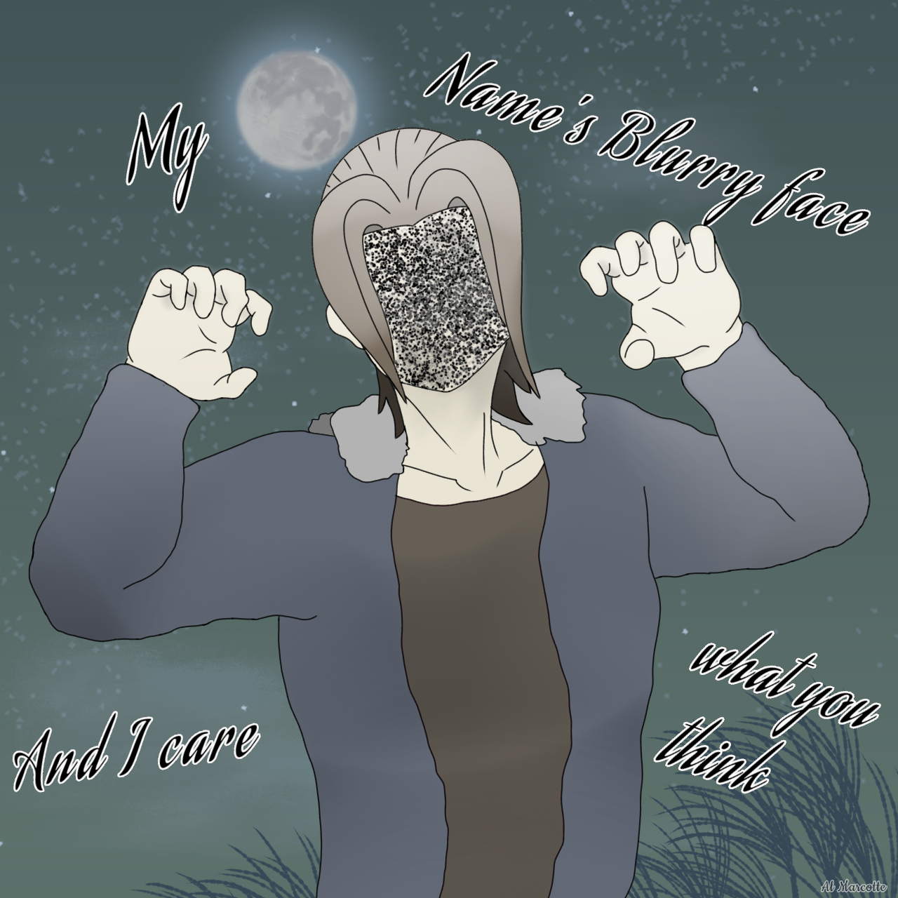 Blurry Face - ibisPaint