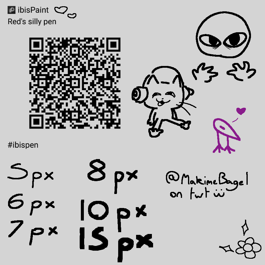 Red's silly pen - ibisPaint