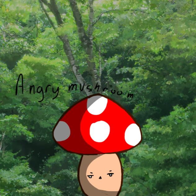Angry mushroom - ibisPaint