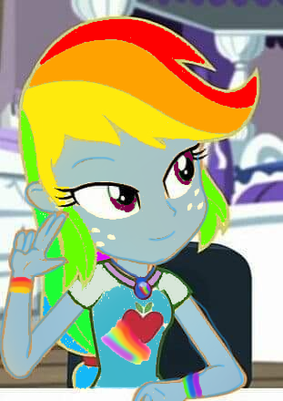applejack edit into rainbow dash - ibisPaint