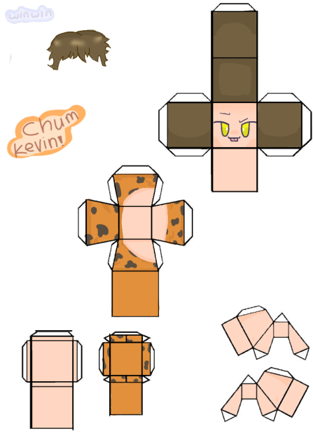 kevin! as papercraft - ibisPaint