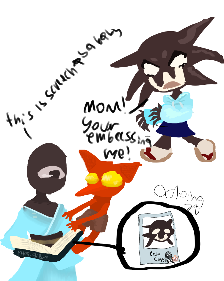 “MOM YOUR EMBARRASSING ME” - ibisPaint