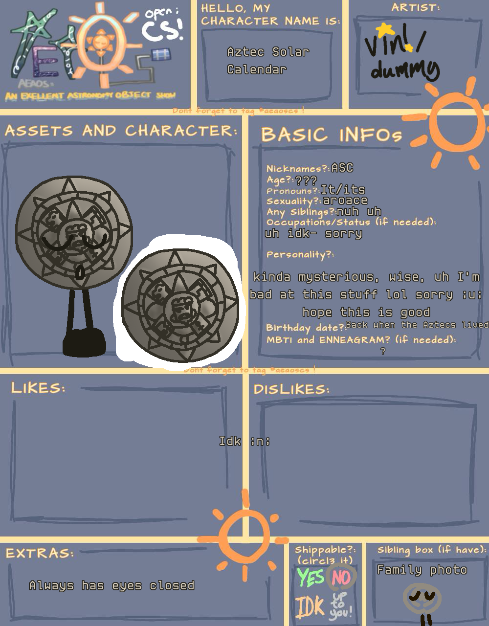 Aztec Solar Calendar - ibisPaint