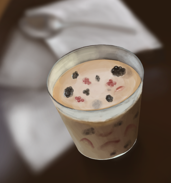 Yogurt parfait - ibisPaint