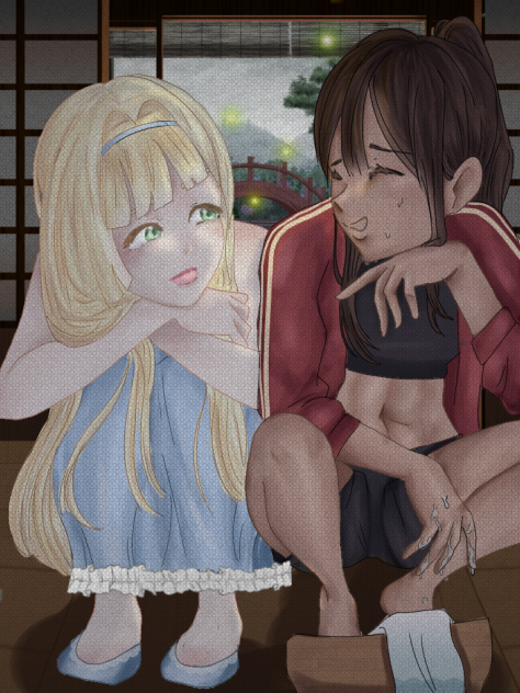 A long night - ibisPaint