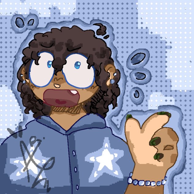 Blue panic - ibisPaint