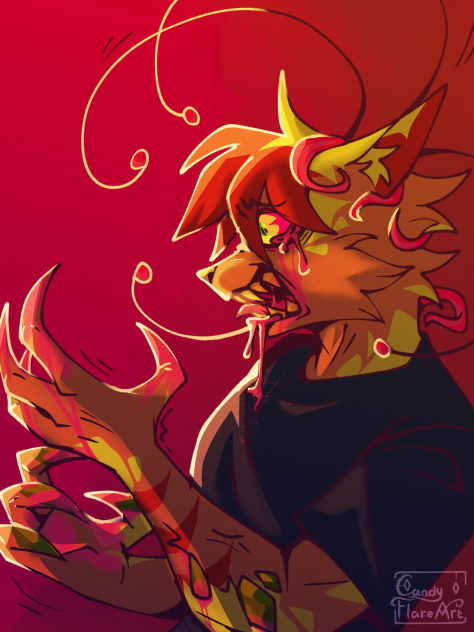 Goretober Day 1 - Parasite - ibisPaint