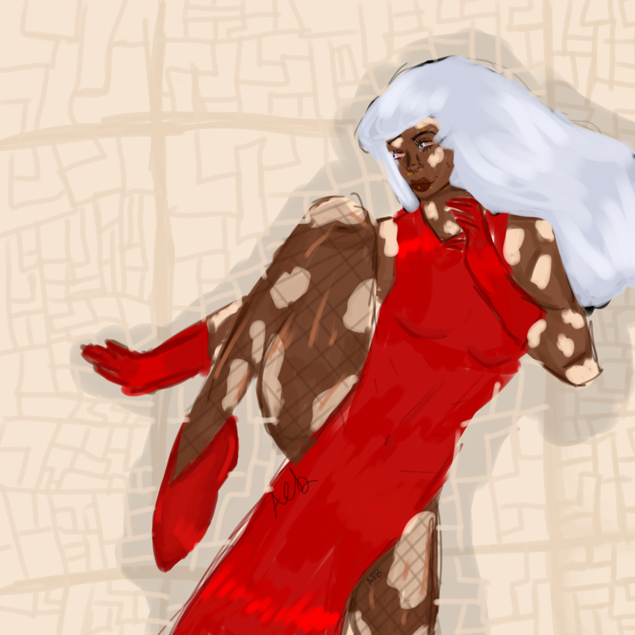 Red kung fu blasian - ibisPaint