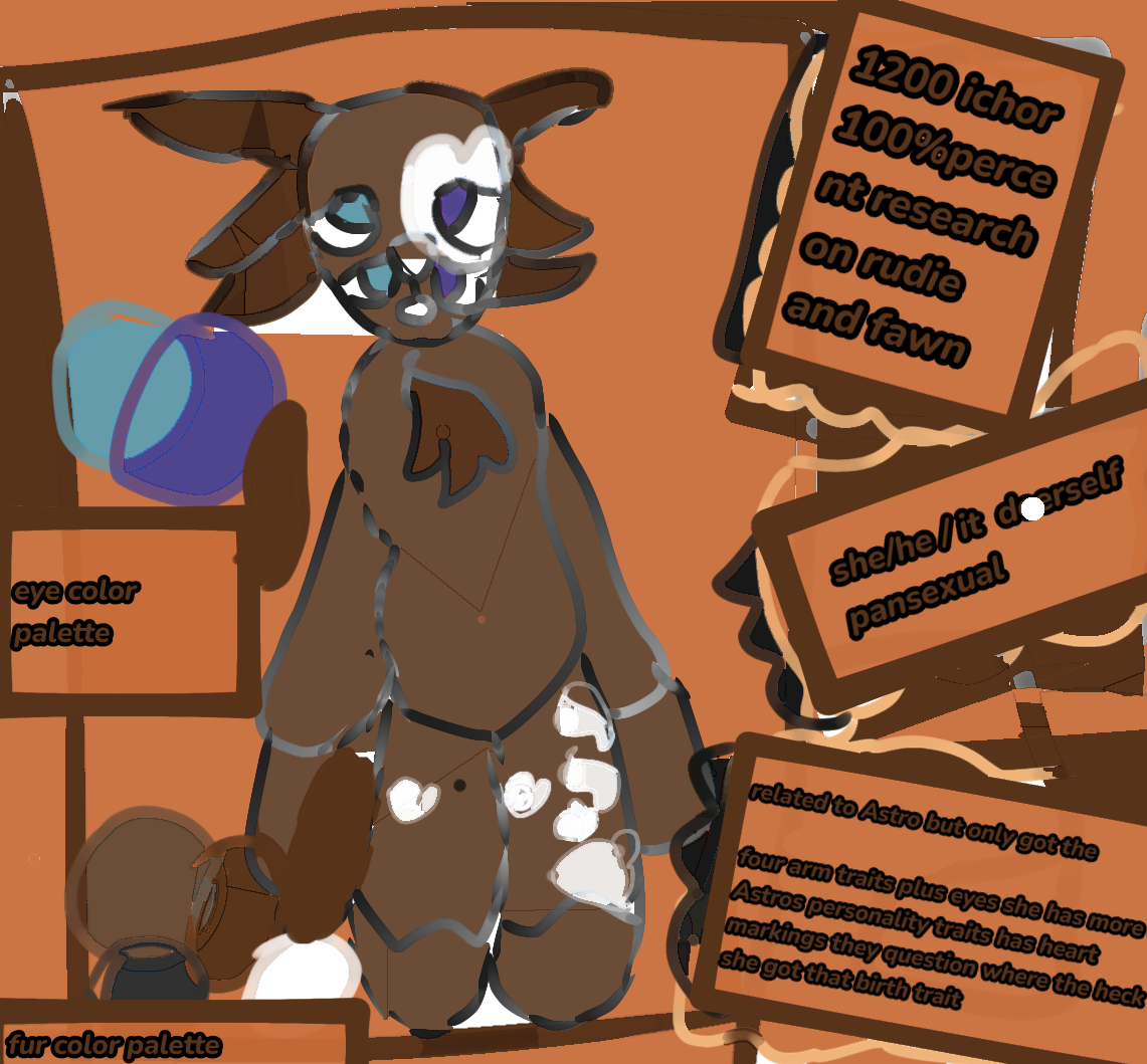 fawn Dandy's world oc - ibisPaint