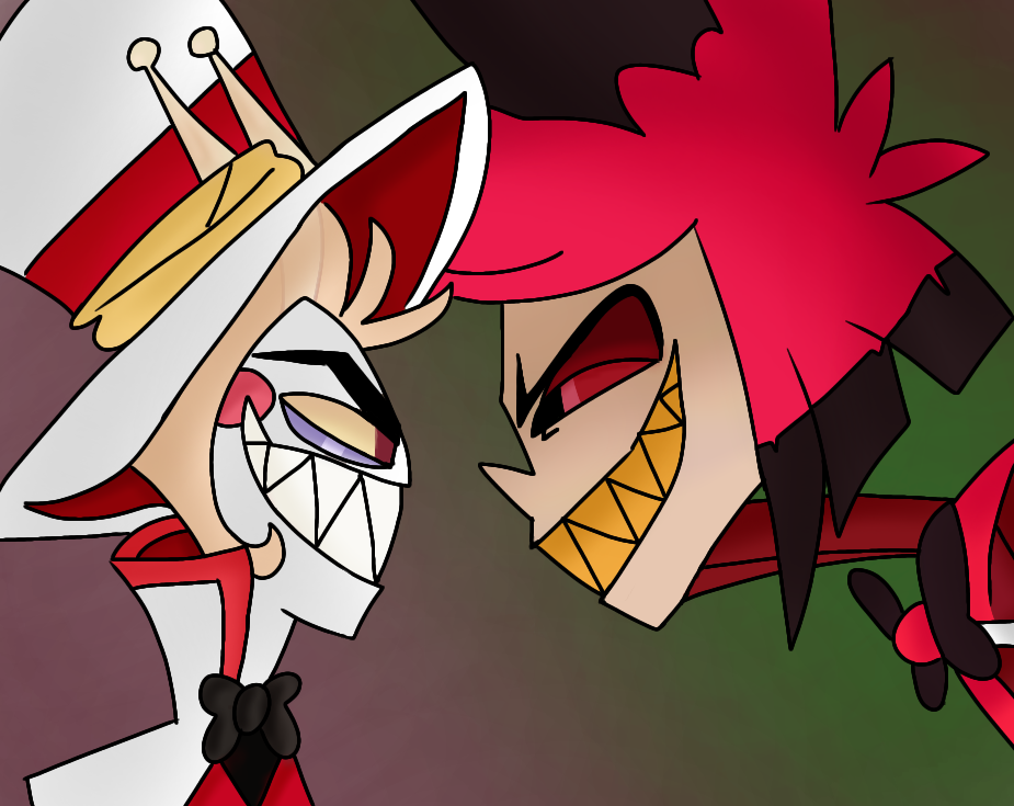 Alastor VS lucifer - ibisPaint