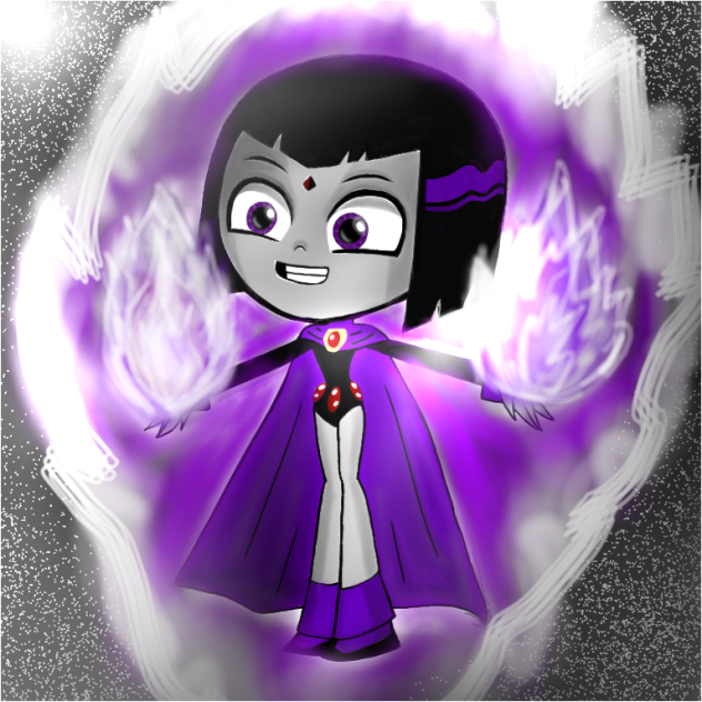 Raven From Teen Titans Go! Magic - ibisPaint