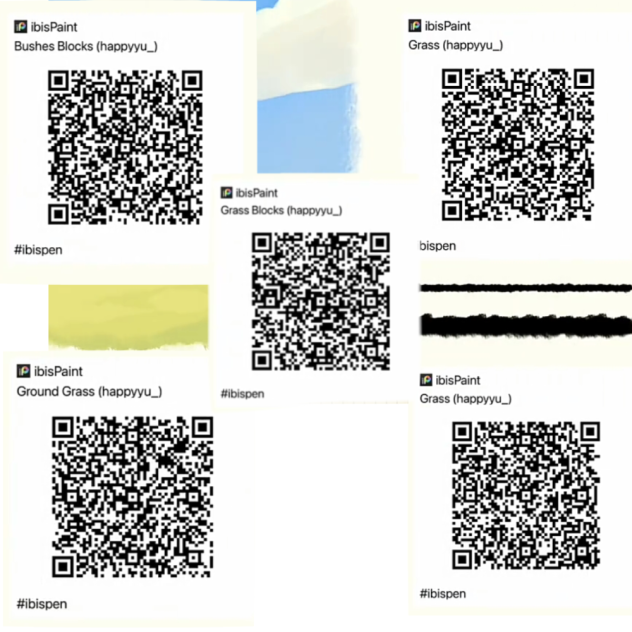 different grass brush - ibisPaint