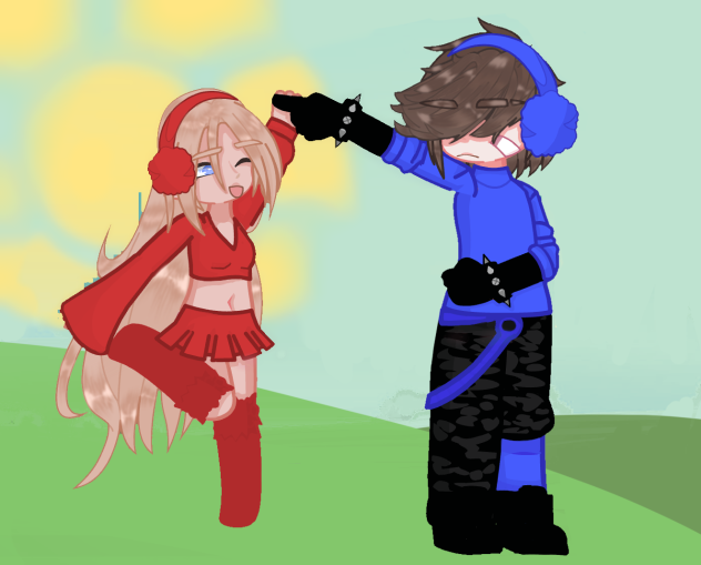 silly lil couple - ibisPaint