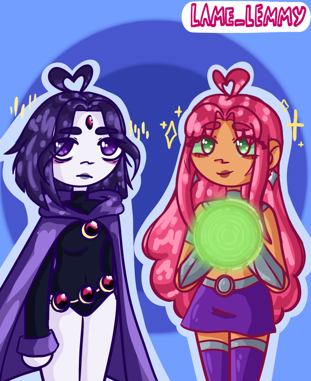 🐦‍⬛Ravin & Starfire⭐ - ibisPaint