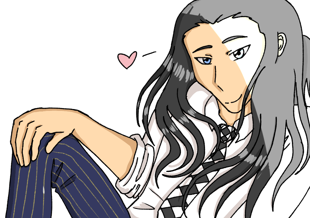 he be giving you dat look😏... - ibisPaint