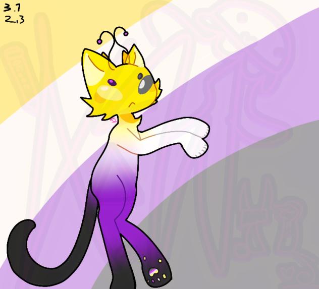 alien non-binary cat ¡¡ - ibisPaint