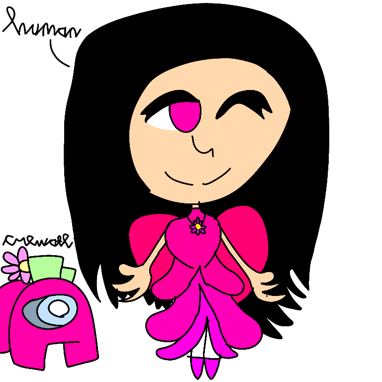 Human pink crewmate Kania - ibisPaint