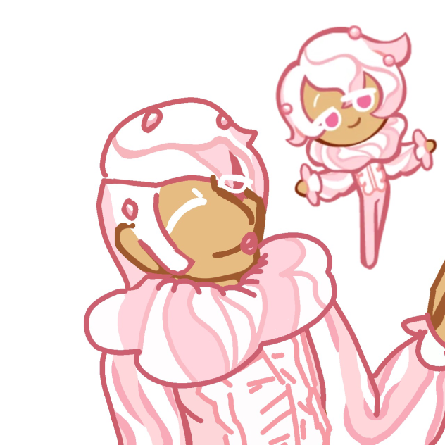 Whipped cream cookie - ibisPaint