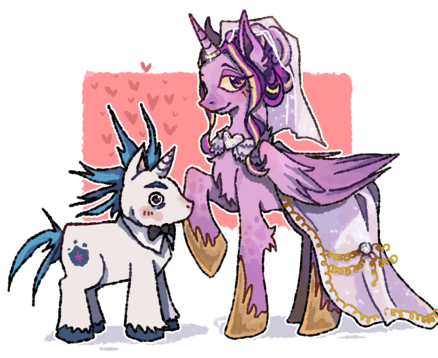 cadence and shining armor - ibisPaint