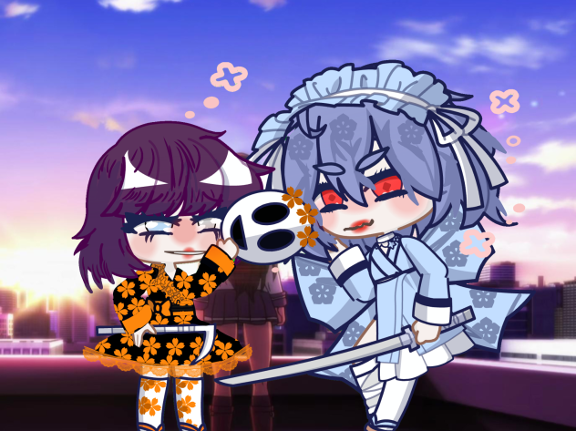 Me and my friend in high rise invasion - ibisPaint