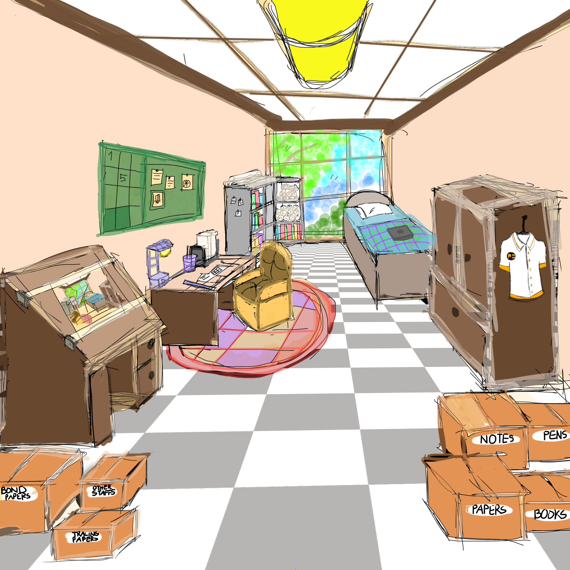 Student Room - ibisPaint