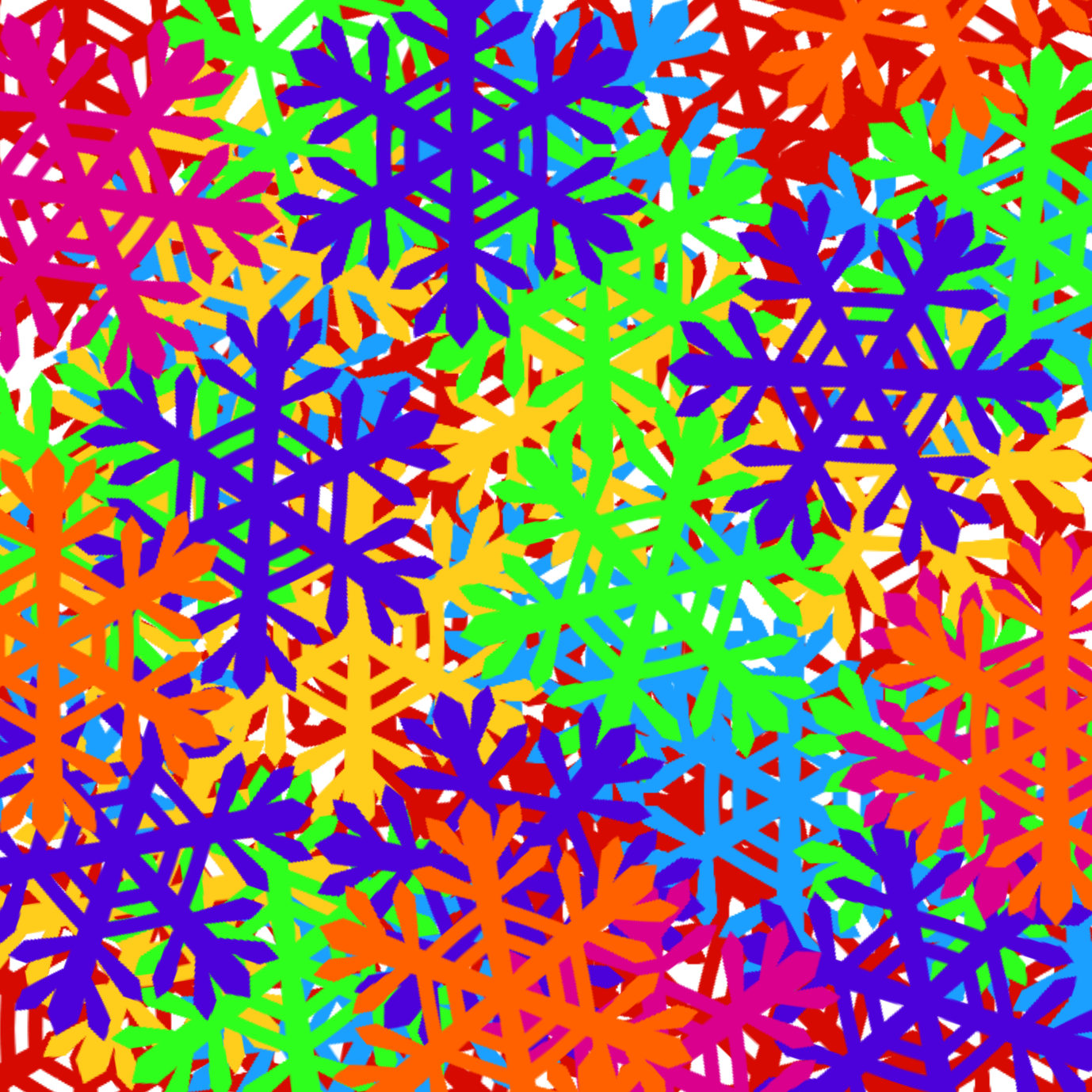 🌈snow flakes🌈 - ibisPaint