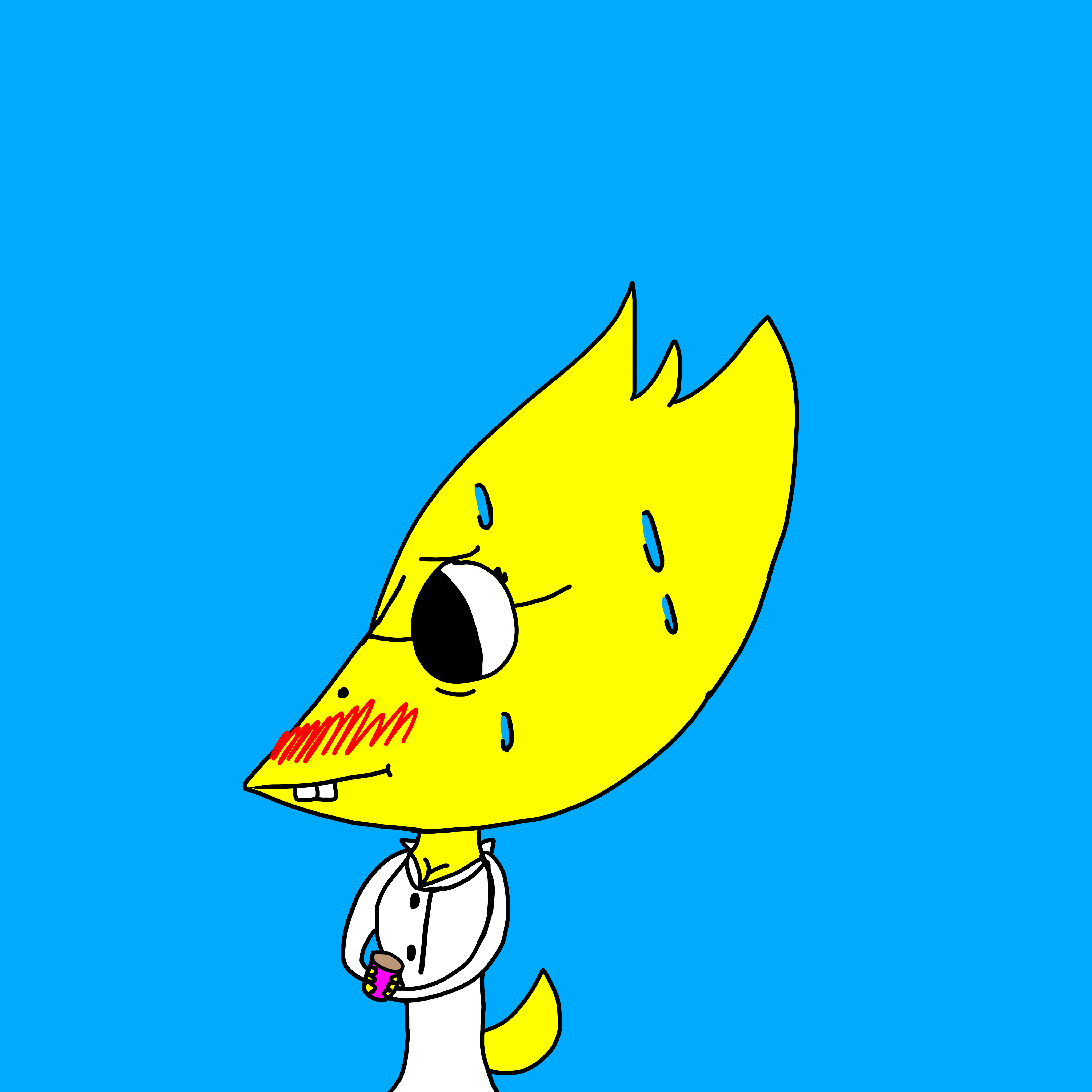Alphys (speed paint) - ibisPaint