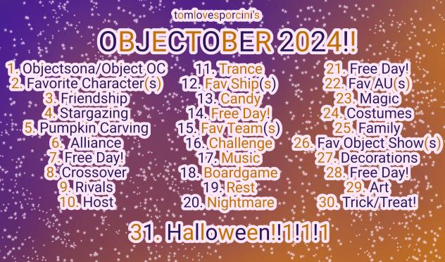 my objectober this year!!! - ibisPaint