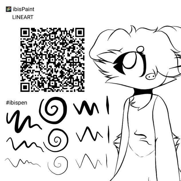 Lineart QR - ibisPaint