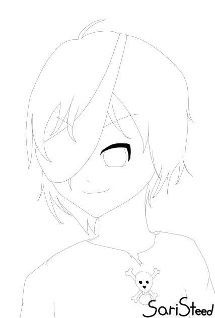 pirate boy(lineart) - ibisPaint