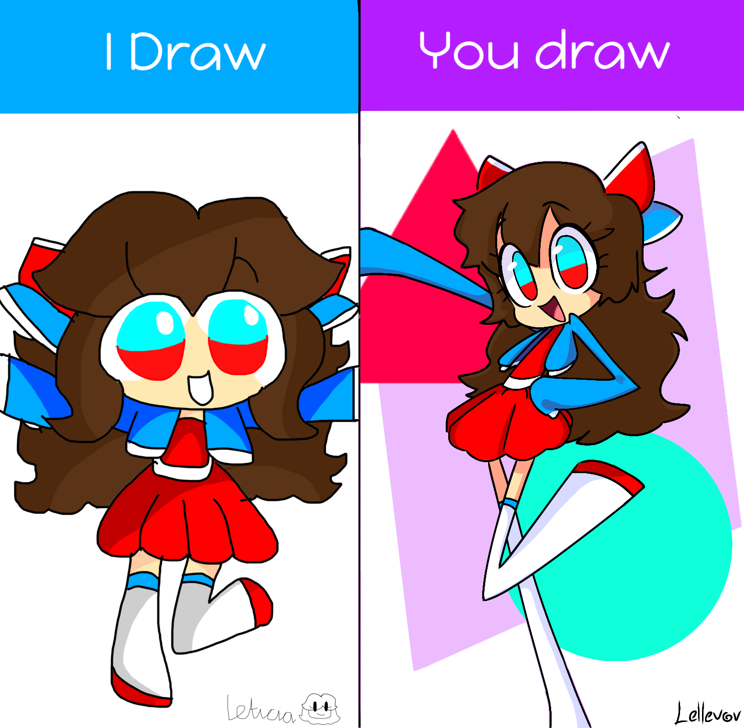 i draw, you draw with Leticia - ibisPaint