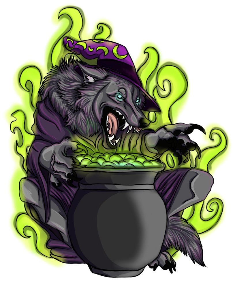wolf witch - ibisPaint