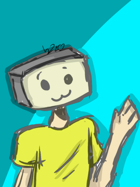 computer face morty - ibisPaint