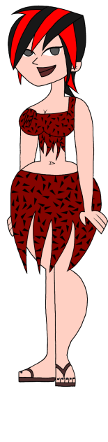 TDI Corrine in her caveman outfit - ibisPaint