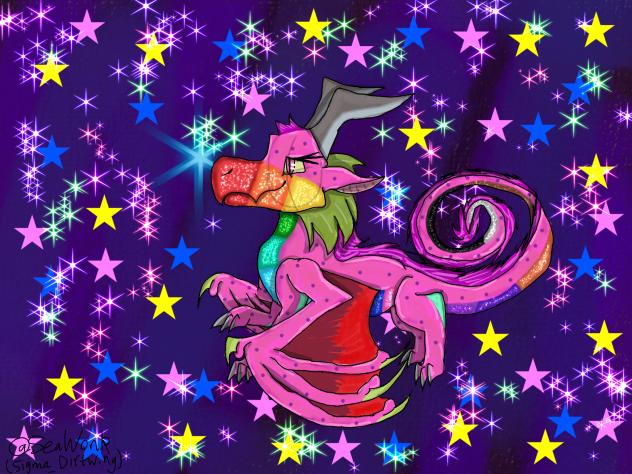 NEW DRAGON OC! Gloomwing - ibisPaint