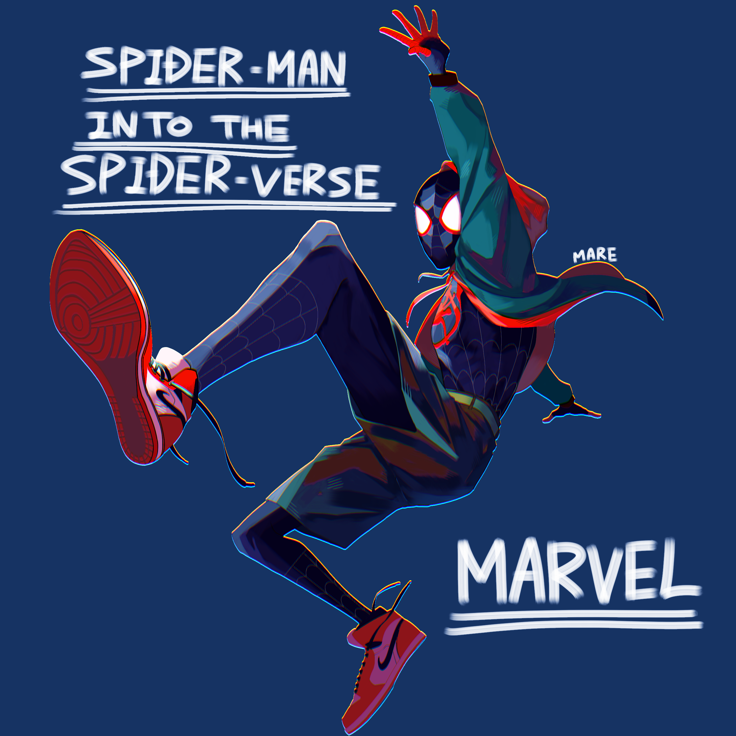 Spider-Man in to the Spider-verse - ibisPaint