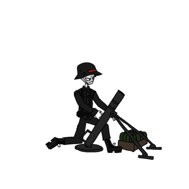 mortar man animation - ibisPaint